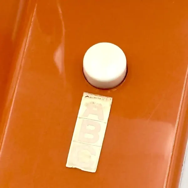 Gorgeous 70s Vanity Mirror with Lights – Orange Retro Style