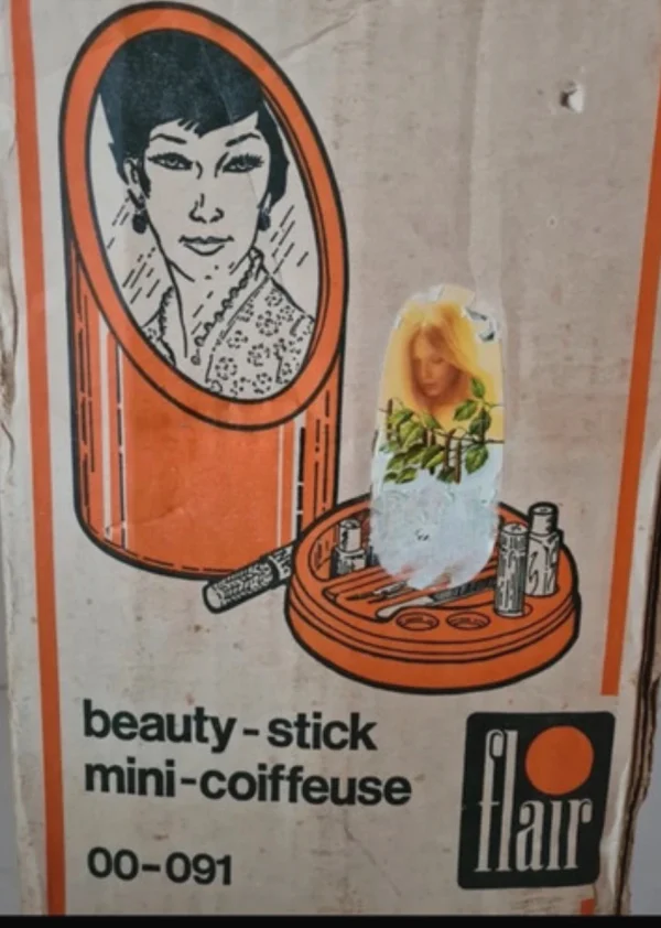 Lipstick Mirror 1970s Iconic Space Age Vanity