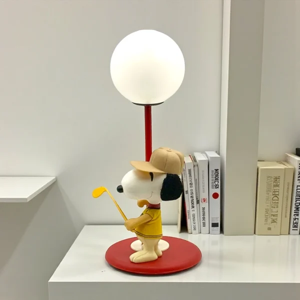 Snoopy Table Lamp Italian Vintage Design 1980s